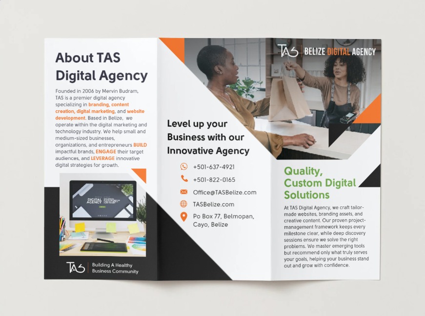 TAS 2025 Brochure Design | TAS Digital Agency | Scalable Web, Branding ...
